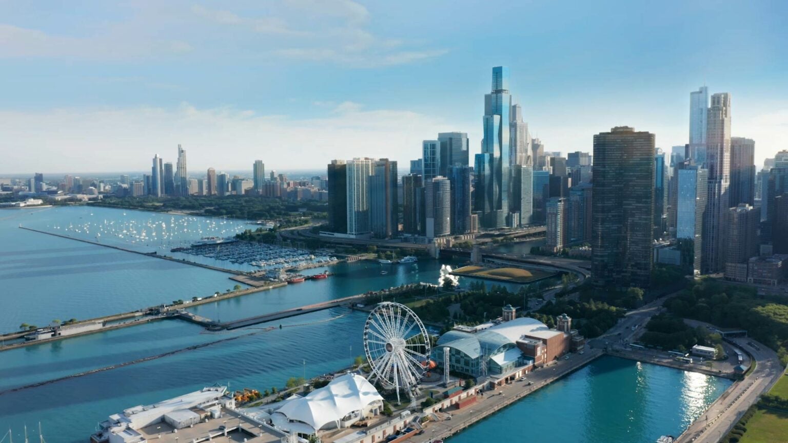 Histoire du Navy Pier : La roue du centenaire et l'architecture de ...