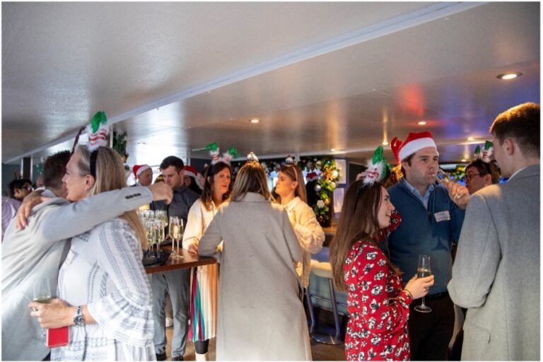 A Merry and Memorable Christmas Work Party on a River Boat on the ...
